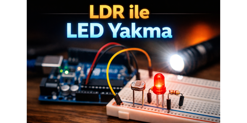 LDR ile LED Yakma - RobotYapKodla